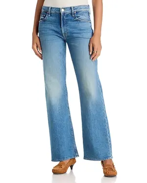 MOTHER The Bookie Sneak High Rise Bootcut Jeans - Playback