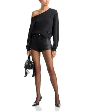 Alexander Wang Wool Off-the-shoulder Sweater