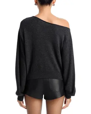 Alexander Wang Wool Off-the-shoulder Sweater
