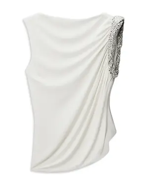 Alexander Wang Sleeveless Twisted Top - Ivory