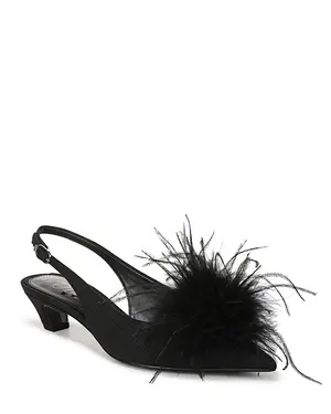 Sam Edelman Finch Feather Slingback Pumps
