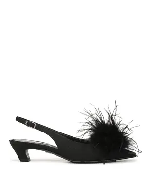 Sam Edelman Finch Feather Slingback Pumps