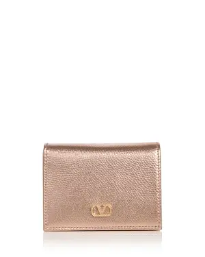 Valentino Garavani Vlogo Leather Bifold Wallet