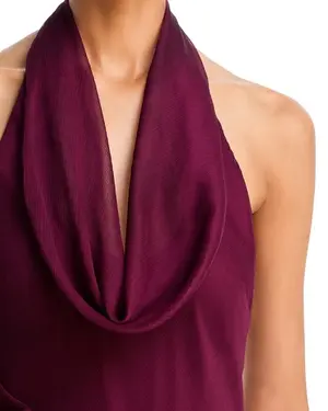 AMUR Marisol Cowl Neck Gown