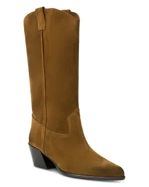 STAUD Monty Knee High Western Boots