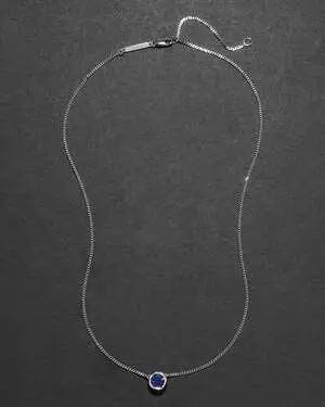 Alexis Bittar Asterales Solitaire Necklace - Silver