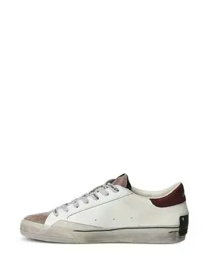 CRIME LONDON Distressed-effect Leather Sneakers