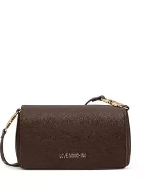 Moschino Logo-plaque Cross Body Bag - Brown