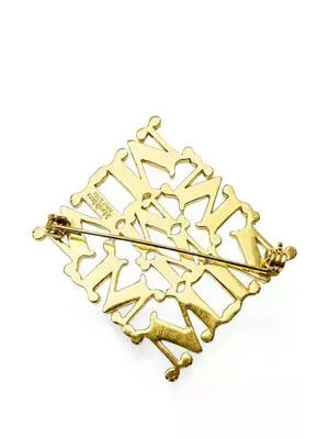 Max Mara Monogram Brooch