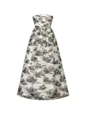 Max Mara Printed Maxi Dress