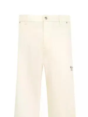Moncler Logo-plaque Straight-leg Trousers