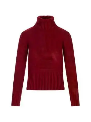 Fedeli Derby Edera Turtleneck Sweater - Red