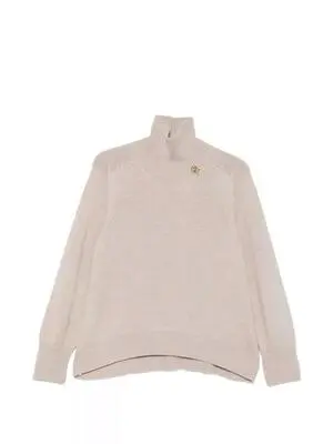 Fabiana Filippi Embellished High-neck Sweater