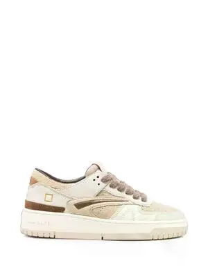 D.a.t.e. Leather Panelled Sneakers