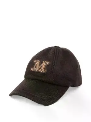 Max Mara Logo Patch Baseball Cap - Brown