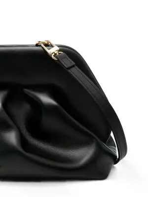 THEMOIRE Bios Ruched Clutch Bag - Black