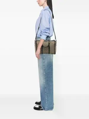 Gucci 2016-2026 Medium Gg Canvas Joy Boston Bag Satchel