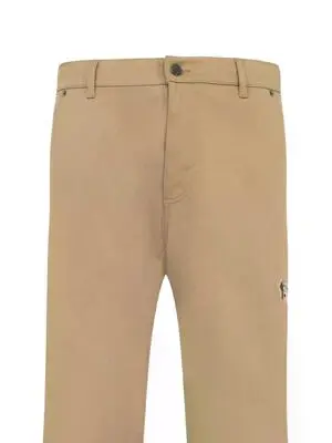 Moncler Logo Patch Straight-leg Trousers