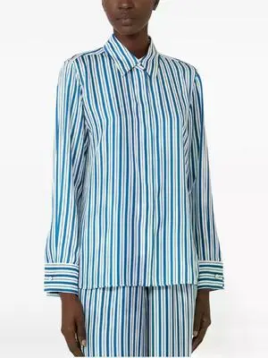 Max Mara Striped Silk Shirt