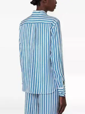Max Mara Striped Silk Shirt