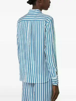 Max Mara Striped Silk Shirt
