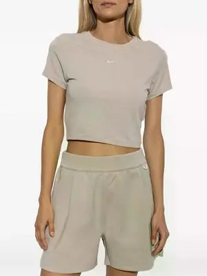 Nike Chill Logo-embroidered Cropped T-shirt