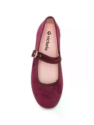 Victoria Beckham Buckle-strap Ballet Flats