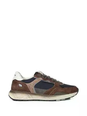 CRIME LONDON Rush Suede Panelled Sneakers - Brown
