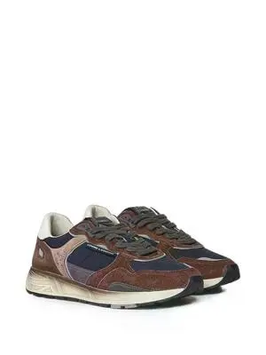 CRIME LONDON Rush Suede Panelled Sneakers