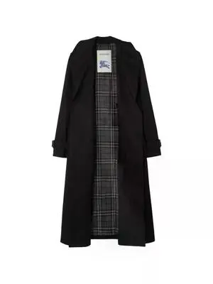 Burberry Long Gabardine Hoxton Trench Coat