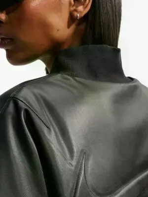 Nike Logo-embossed Bomber Jacket