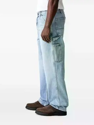 Carhartt Work In Progress Single Knee Logo-patch Jeans