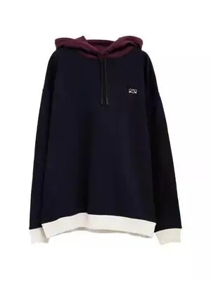 Loewe Anagram-embroidered Hoodie - Blue