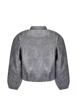 Adidas Logo-embroidered Raglan-sleeve Bomber Jacket
