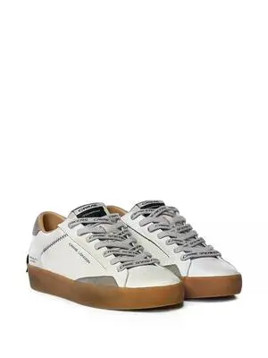 CRIME LONDON Distressed Effect Panelled Sneakers