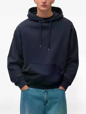 ARTE ANTWERP Graphic-print Drawstring Hoodie - Blue