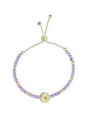 Guess Beaded Heart-charm Bracelet - Gold