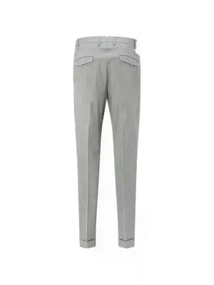 PT TORINO Mid-rise Turn-up Trousers