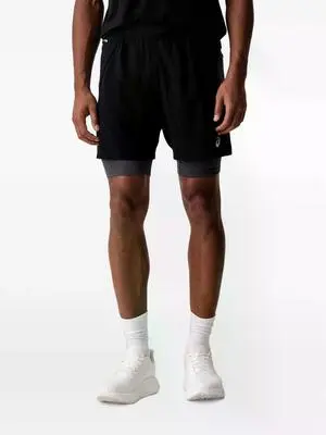 Asics Road Layered Track Shorts - Black