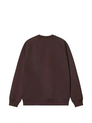 Carhartt Work In Progress Chase Logo-embroidered Raglan-sleeve Sweatshirt
