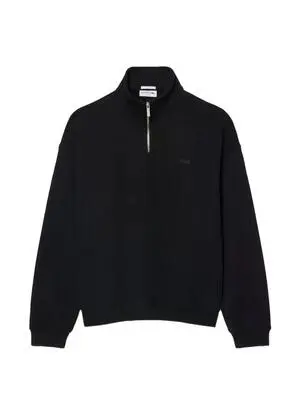 Lacoste Quarter-zip Sweatshirt - Black