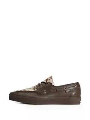 VANS Cow-print Panelled Shoes