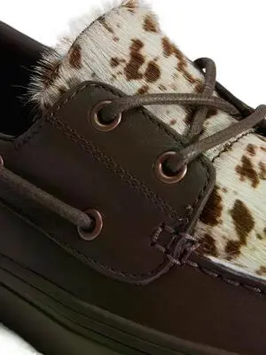 VANS Cow-print Panelled Shoes