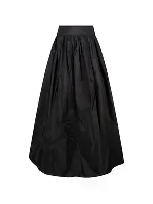 Max Mara Peplum-waist Gathered Maxi Skirt