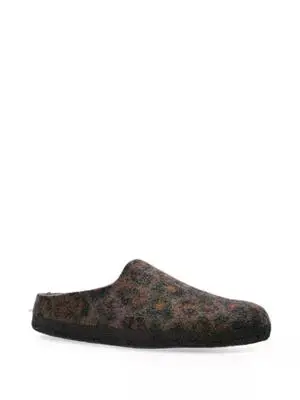 BIRKENSTOCK Amsterdam Wrapped Dip Leopard-print Mules