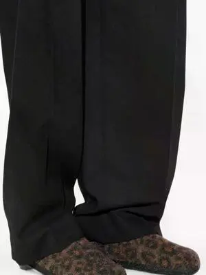 BIRKENSTOCK Amsterdam Wrapped Dip Leopard-print Mules
