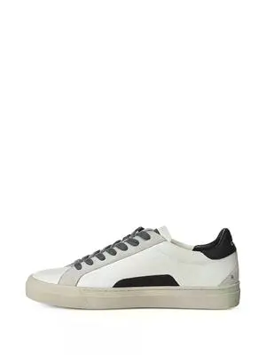 CRIME LONDON Essential Contrast-panel Leather Sneakers