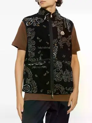 Moncler Reversible Paisley-print Gilet