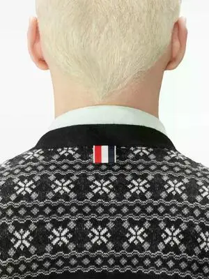 Thom Browne Fair Isle Jacquard Cardigan