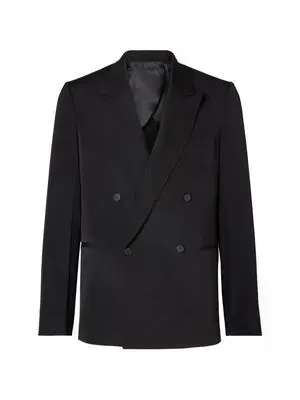 Fendi Peak-lapel Double-breasted Blazer - Black